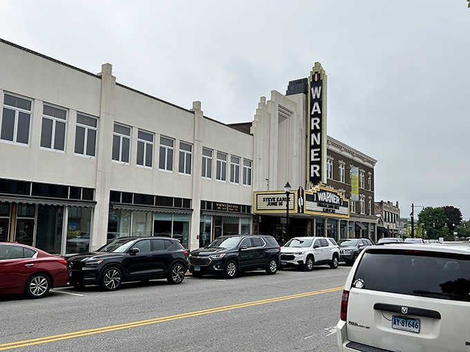That Warner Theatre sign isn't just a landmark, it's a promise of a good night out.