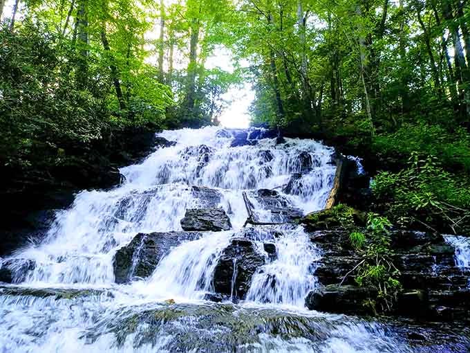 Trahlyta Falls puts on a show that no screen, no matter how big, could ever match.