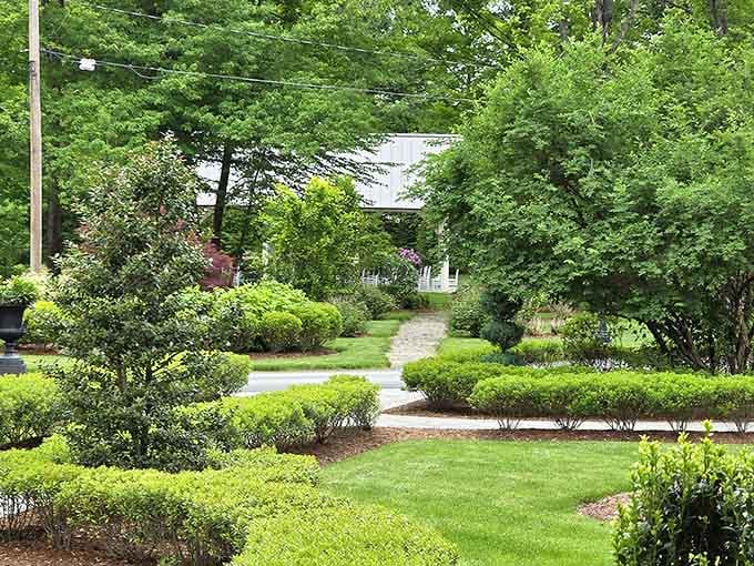 Manicured hedges, stone pathways, and towering trees. These gardens were designed for people who appreciate beautiful things.