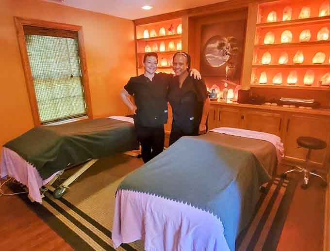 The friendly staff here looks genuinely happy to see you, and honestly, that's already half the therapy.