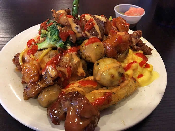 When your plate looks like a greatest hits album, you know the buffet stations are doing their job.