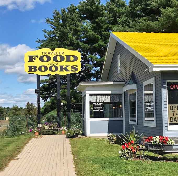 That cheerful yellow sign against a bright blue sky is basically Connecticut's version of a welcome hug.
