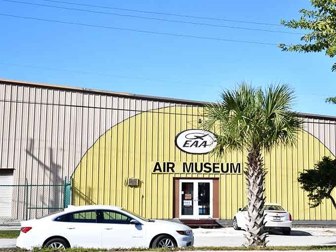 Don't let the modest yellow hangar fool you &mdash; the EAA Air Museum is quietly hiding a century's worth of aviation history inside.