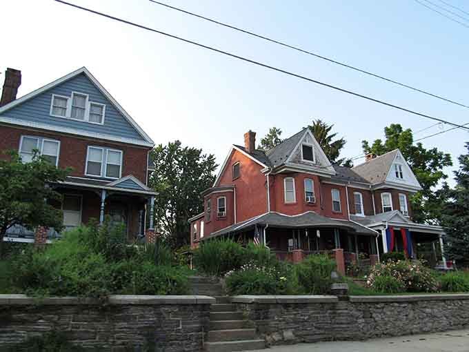 Marietta's Victorian homes climb the hillside with confident, old-world style, each one a little different and all of them wonderful.