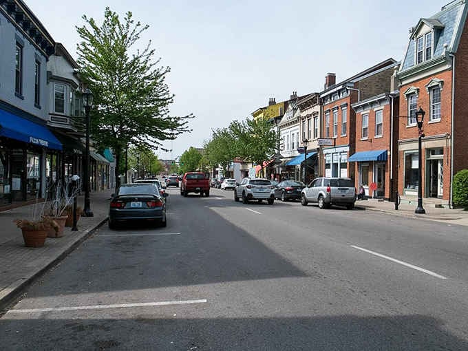 Wide streets and welcoming facades make every restaurant feel like it's been waiting just for your arrival today.