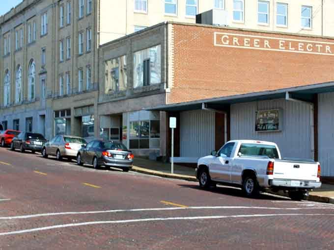Poplar Bluff's red brick streets and the old Greer Electric building carry the honest, working-class soul of southeast Missouri.
