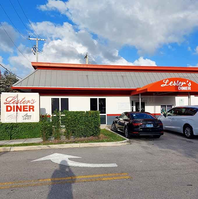 That welcoming red awning over the entrance and the "Since 1987" sign tell you this place has earned its reputation.