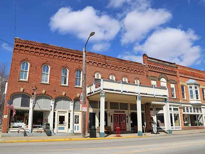 Loudonville's classic covered storefront and arched brick facades remind you that good architecture is its own kind of hospitality.