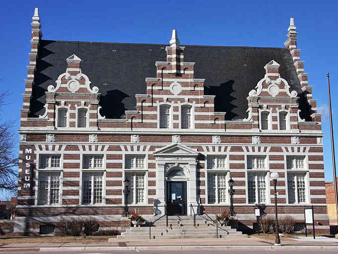 Flemish Renaissance architecture in the heartland shows that immigrant craftsmen brought European grandeur to prairie towns.