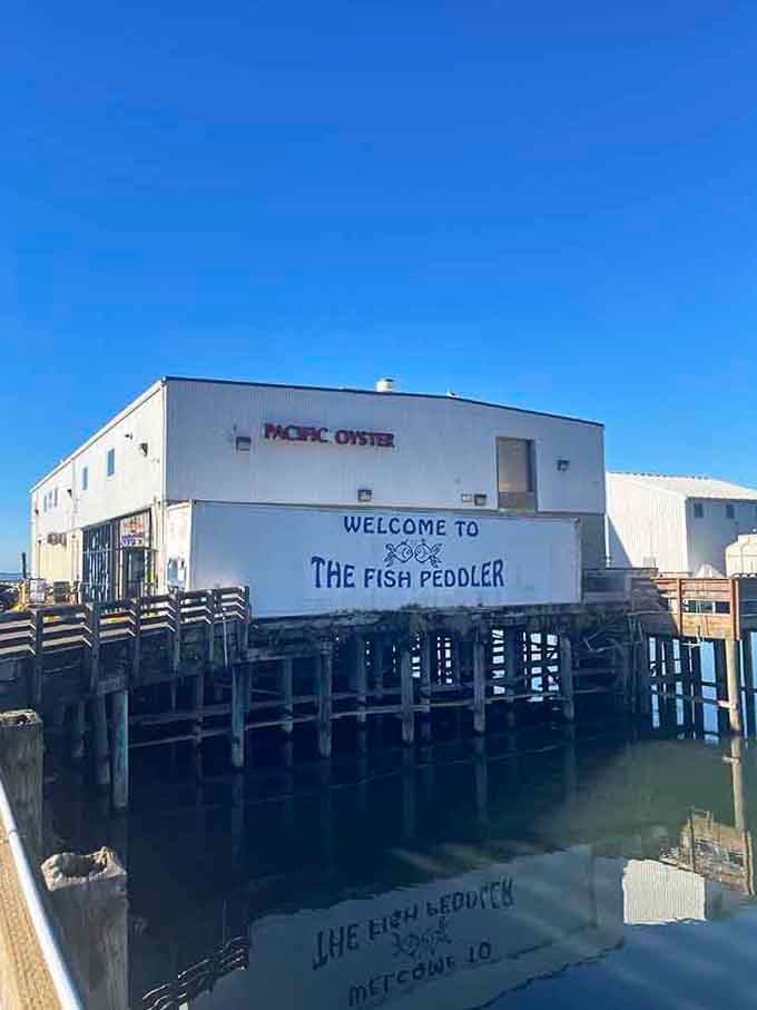 Perched on wooden pilings above the bay, this waterfront spot reflects pure Oregon seafood soul.