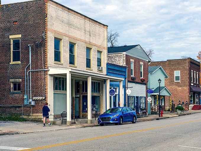 Pastel buildings and vintage storefronts line quiet streets where the pace of life still allows for actual human connection.