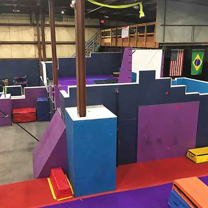 An obstacle course so colorful it makes a box of crayons jealous, and twice as much fun too.