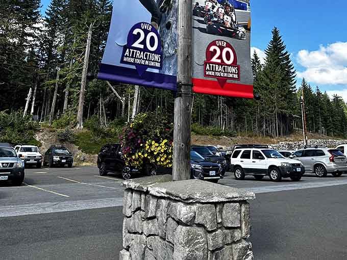 Over 20 attractions await, because apparently one way to test your nerves wasn't quite enough.