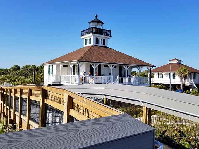 The Port Boca Grande Lighthouse Museum wraps history in a package that's almost too picturesque to be real.