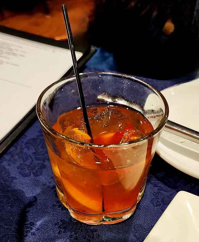A perfectly crafted cocktail that looks as good as it tastes, because even your drinks deserve to be Instagram-worthy here.