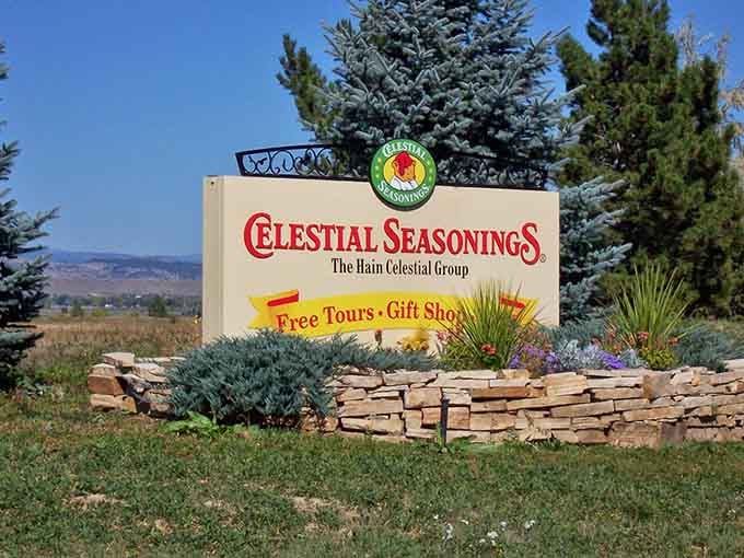 Free tours and a gift shop, right there on the sign, because some of the best things in life really are free.