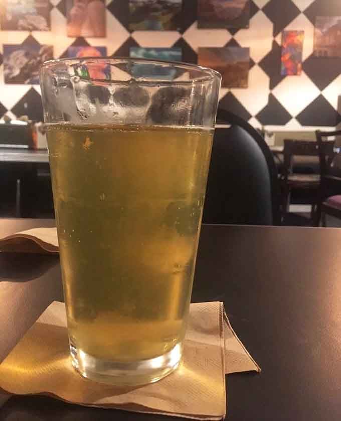 A cold drink to go with your sandwich, because some pairings are just timeless and right.
