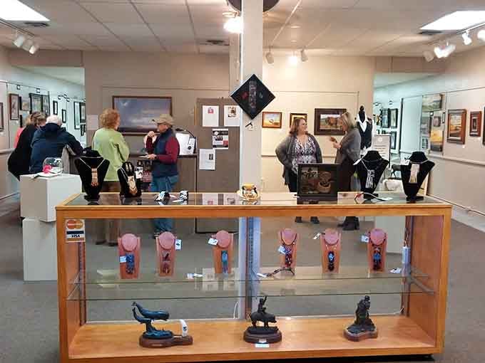 Local galleries showcase regional artists who create beauty without the pretentious price tags of big city establishments.