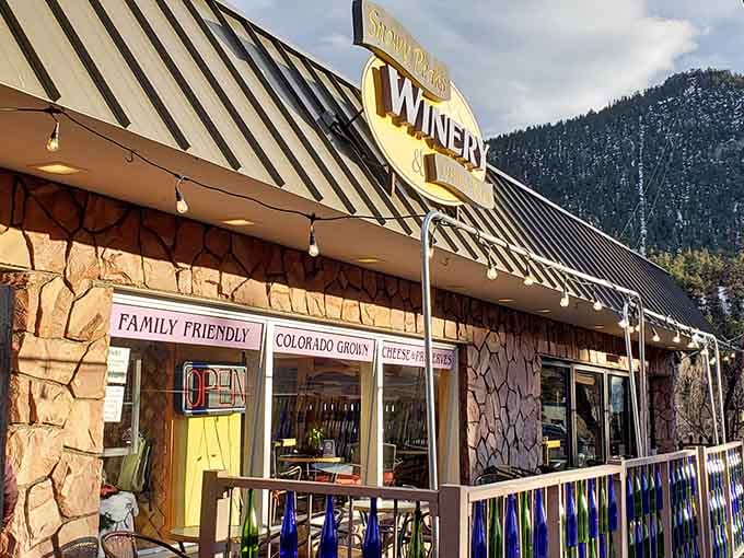 Snowy Peaks Winery pours Colorado-grown wines with a mountain backdrop that makes every sip taste better somehow.