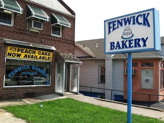 When a bakery puts "Peach Cake Now Available" in the window, you stop the car immediately. No questions asked.