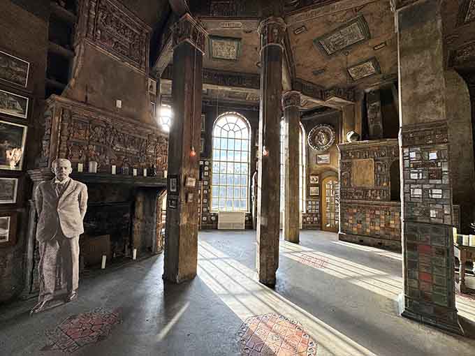 Sunlight pouring through those tall windows turns this grand hall into something genuinely cinematic and breathtaking.