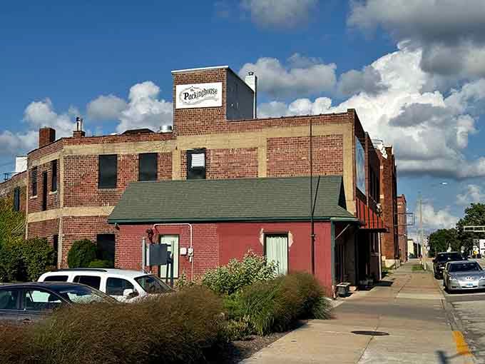 The Packinghouse building has more character in one brick wall than most new construction has in its entire zip code.
