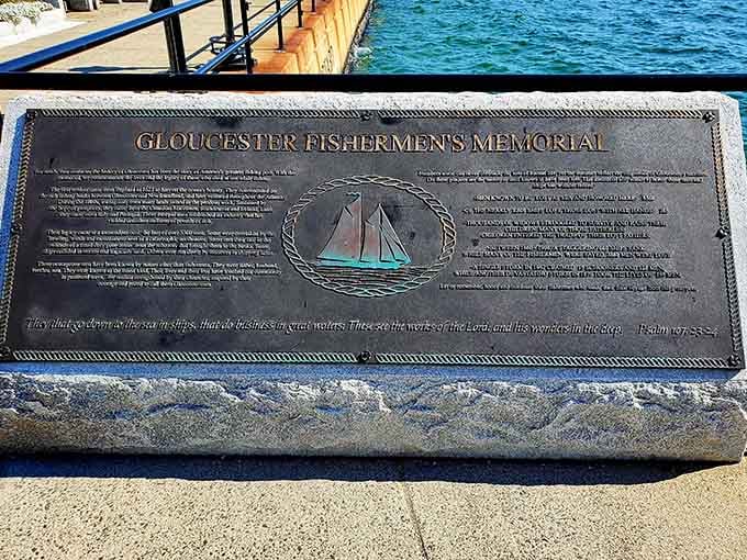 The historical plaque tells the full story. Read every word. Seriously, every single one is worth your time.
