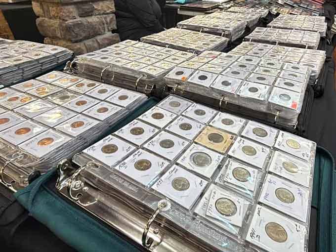 Binders full of coins that make you realize history has been hiding in people's pockets all along.