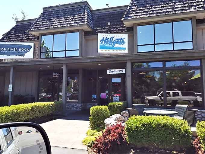 The ticket office and shop where your journey begins, conveniently located right on the riverbank for easy access.