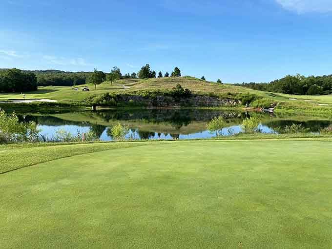 Buffalo Ridge Golf Course serves up rolling greens and mirror-still water that make every shot feel cinematic.