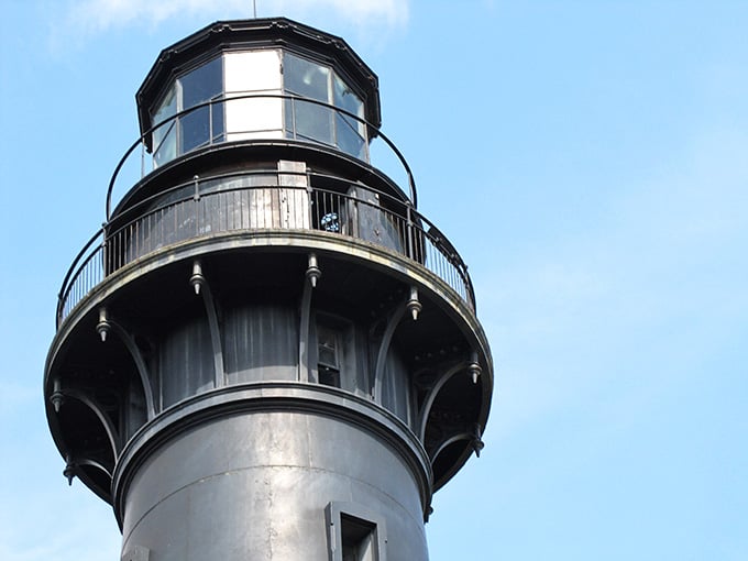 The observation deck and lantern room up close reveal craftsmanship that no modern shortcut could ever replicate.