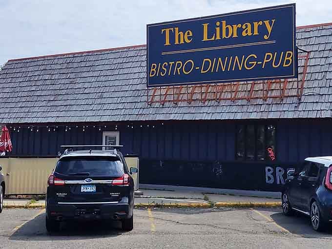 The Library Bistro serves up good food in a spot where the name alone sparks curiosity and appetite.