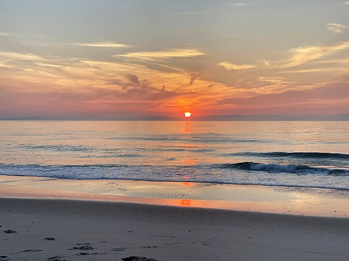 Sunrise here paints the sky in colors that make you forget every alarm clock complaint you've ever had.