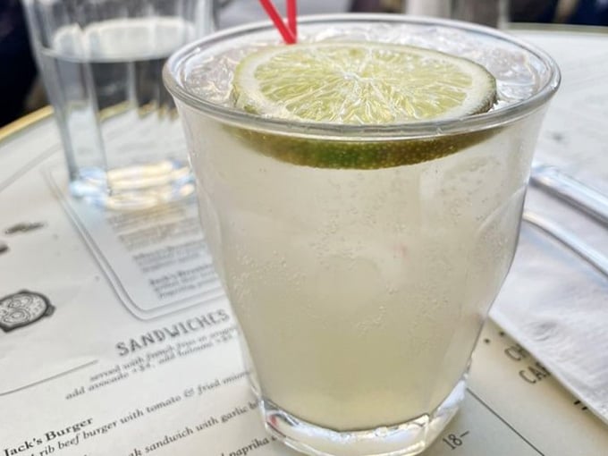 Ice-cold, lime-kissed refreshment served in a sturdy glass. Simple, honest, and exactly what the moment calls for.