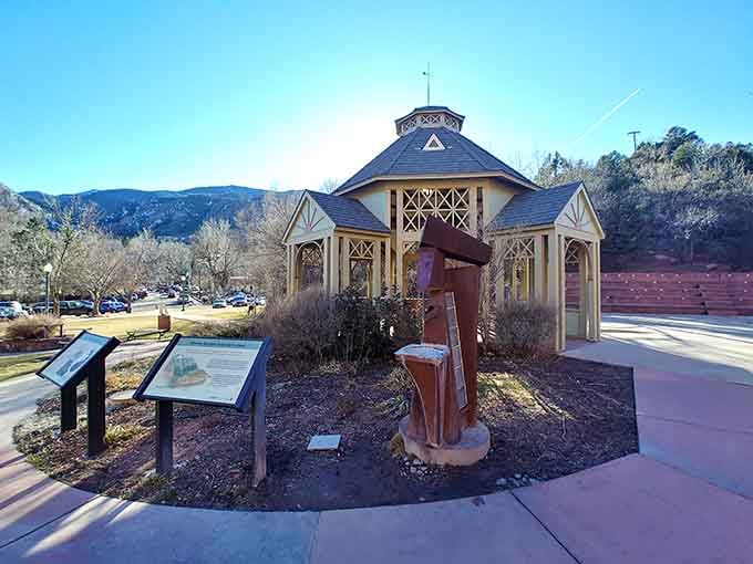 This charming little pavilion has been dispensing free mineral water and good vibes for longer than most of us have been alive.