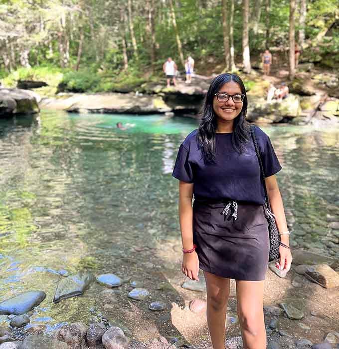 The Blue Hole has a way of making people smile like they just got away with something wonderful.