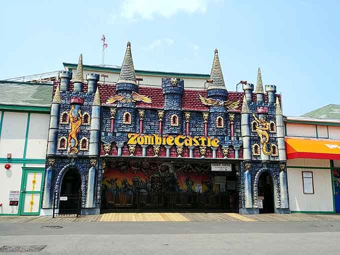 Zombie Castle looks like it was designed by someone who took Halloween very personally, and we deeply respect that commitment.
