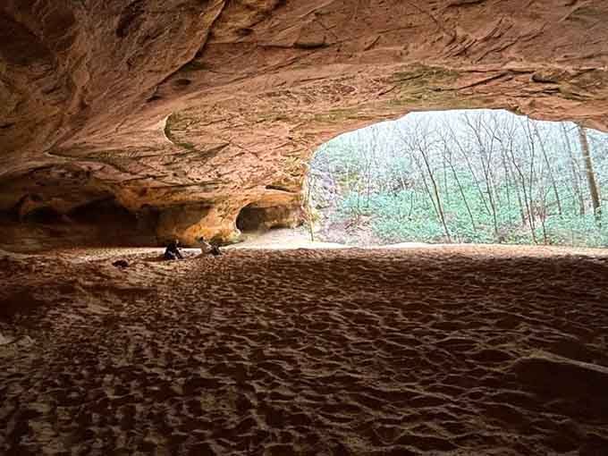 Sitting inside Sand Cave looking out, you start to understand why people keep coming back to this place.