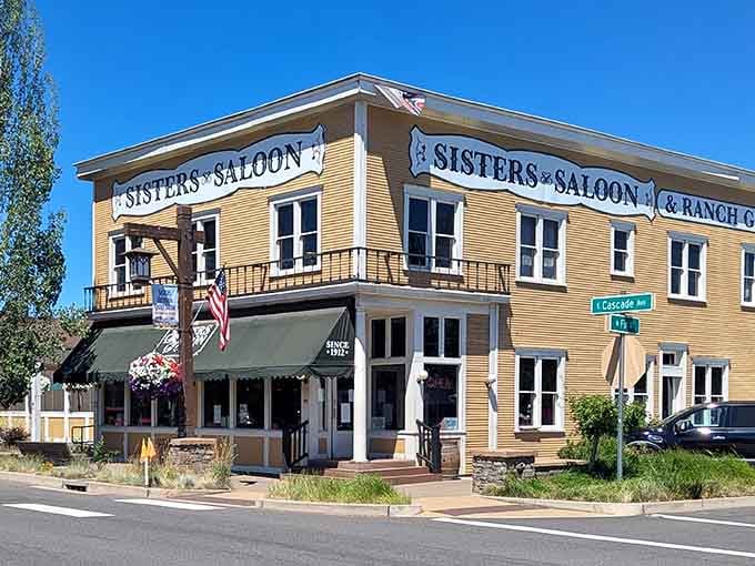 Sisters Saloon and Ranch Grill anchors the corner of Cascade Avenue like a beloved character who's been here since the beginning.