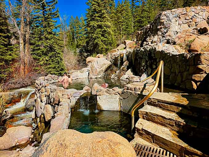 Smaller, quieter, and tucked among the boulders, these little pools are where you go when you need the world to stop talking for a while.