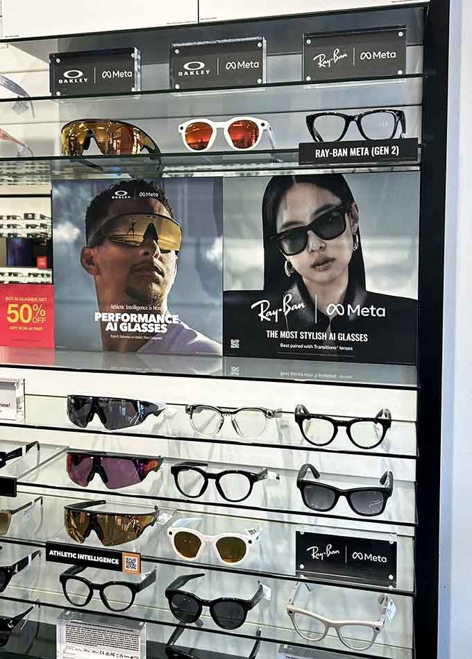 Oakley and Ray-Ban side by side, because looking cool in Georgia sunshine is practically a civic duty.
