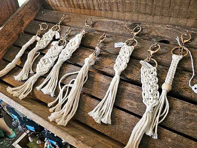 Handcrafted macrame keychains that prove the smallest finds sometimes carry the most personality home with you.