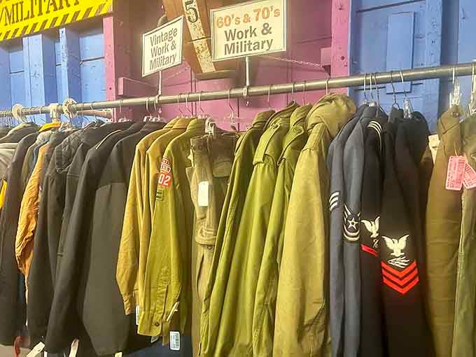 Authentic military gear that's seen more history than most textbooks, now ready for its next adventure on your back.