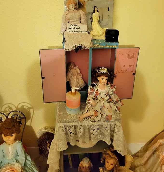 Antique dolls that definitely don't move when you're not looking, we're almost completely sure of that.