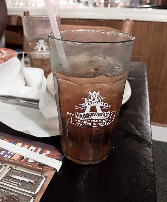Sweet tea so good it deserves its own branded glass, the South's favorite beverage done absolutely right.