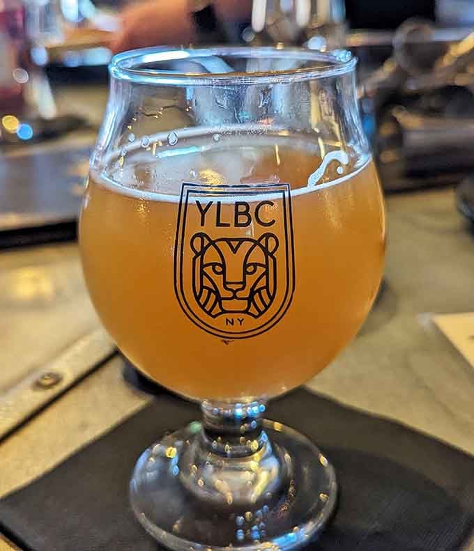 A cold craft pour from YLBC NY. The perfect companion to whatever smoky masterpiece just landed on your tray.