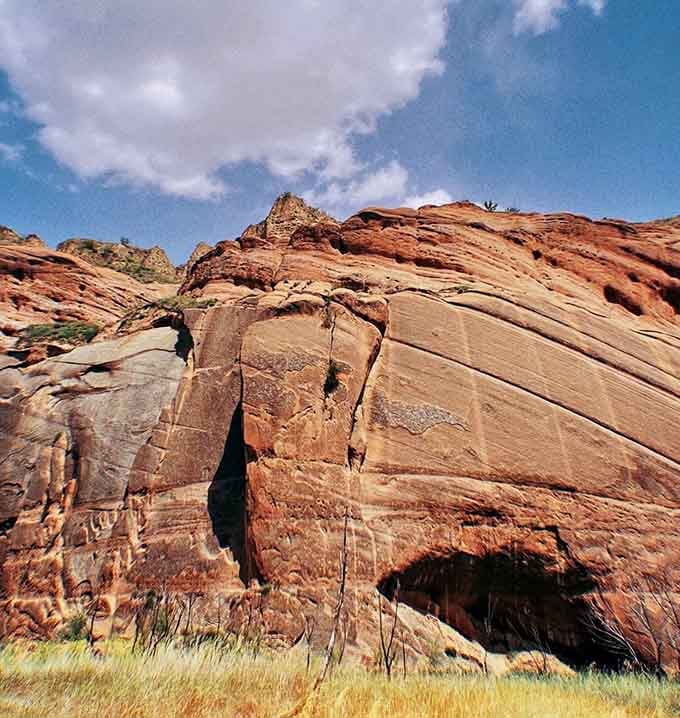 These rock layers aren't just pretty, they're a timeline stretching back further than your brain wants to go.