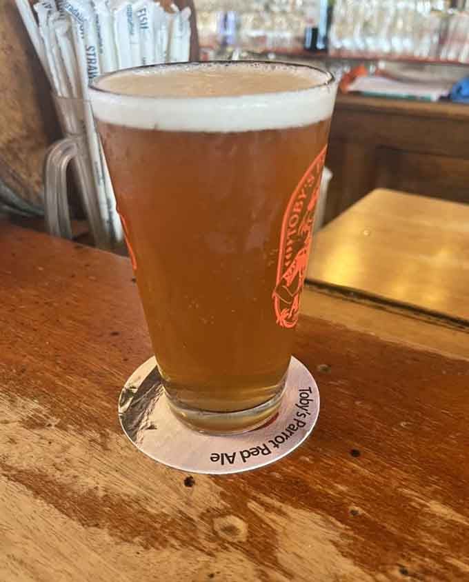 A cold local IPA tastes even better when you're sitting in a historic tavern overlooking the water.