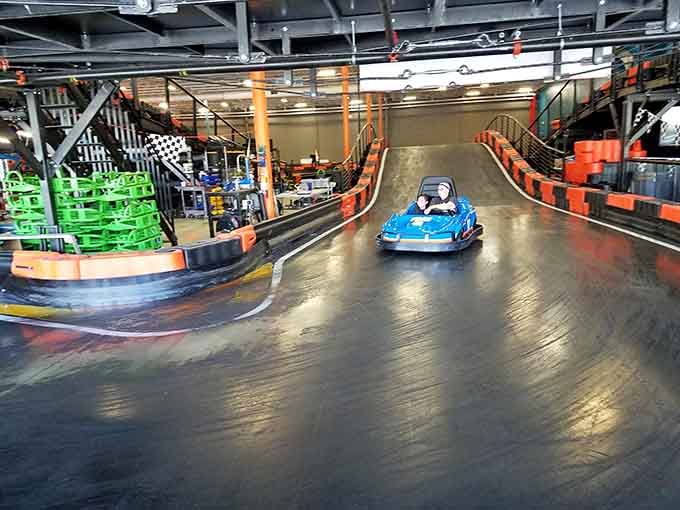 Indoor go-karts let you channel your inner race car driver without the pesky traffic laws or insurance premiums.