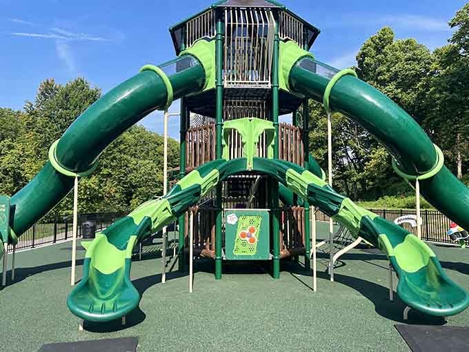 Big Spring Park's playground means the kids are happy, which means everybody gets to enjoy Versailles a little longer.